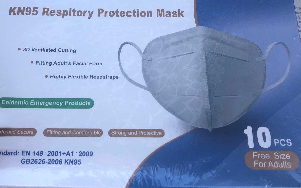 Face Mask GB2626-2006 KN95 EN 149:2001+A1:2009 10/BX (FM-KN95) | Face ...