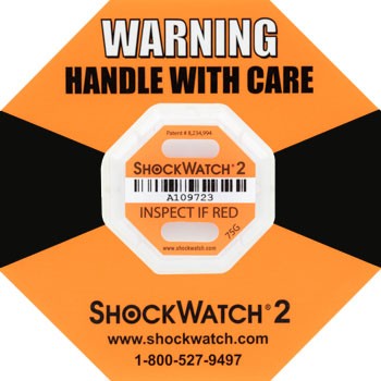 Shock Watch 2: Serialized Rating 75G Orange 100/BX (SW2-75G) | Impact ...